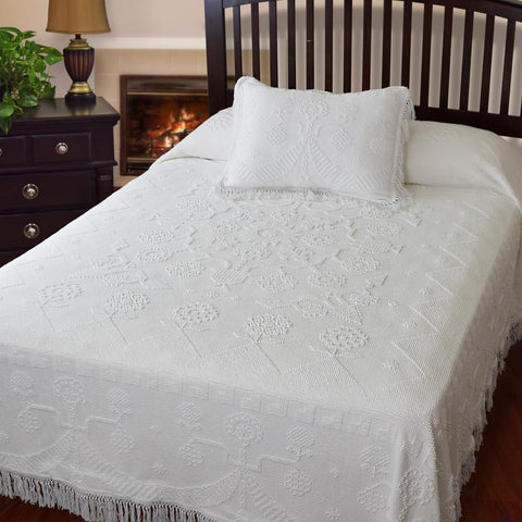 American Made Cotton Terry Bedspreads – Bates Mill Store